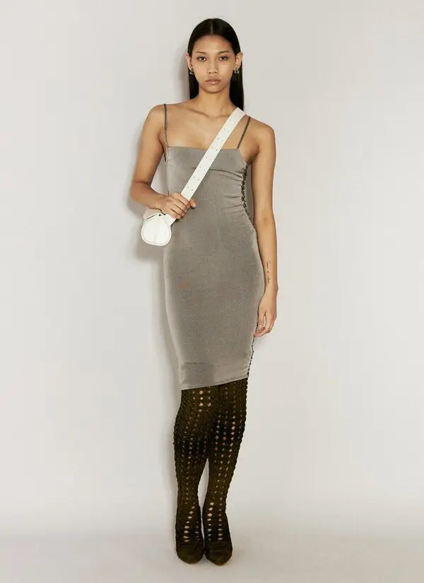 ISA BOULDER Floater Knit Midi Dress