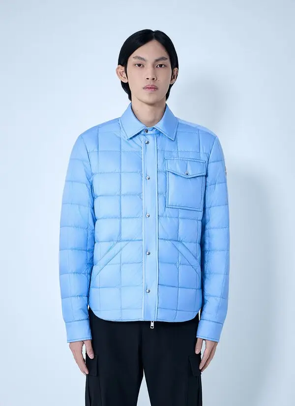 Moncler Reversible Crescent Shirt Jacket - Blue