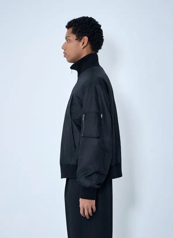 MAISON MARGIELA High-collar Bomber Jacket