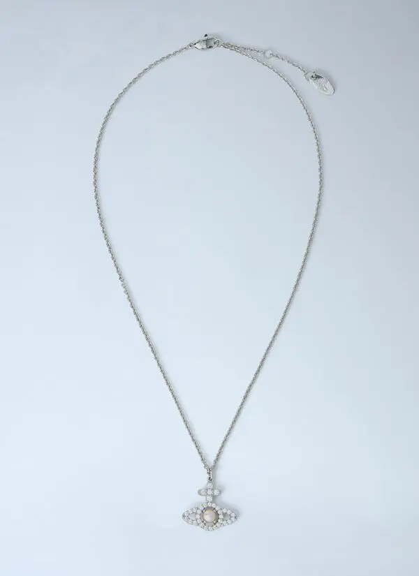 VIVIENNE WESTWOOD Olympia Pearl Pendant - Silver