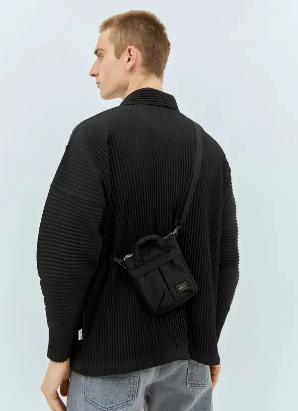 PORTER-YOSHIDA & CO Mini Helmet Crossbody Bag - Black