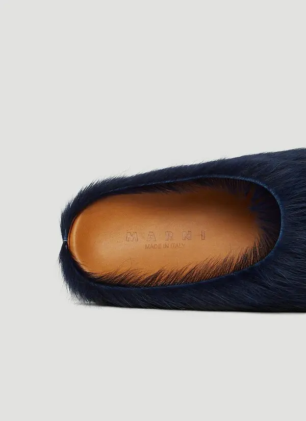 Marni Fussbett Sabot - Navy
