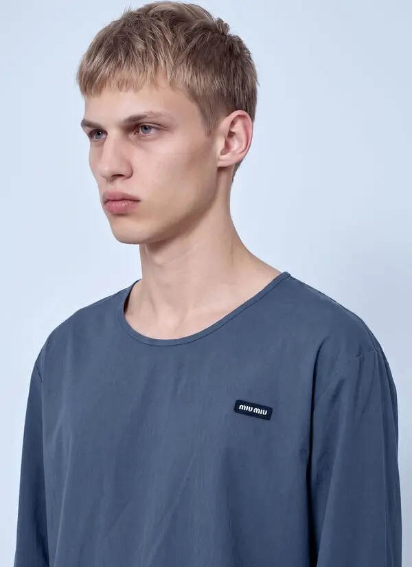 Miu Miu Stretch Poplin Top
