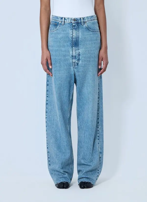 MAISON MARGIELA Wide-leg Denim Trousers - Blue