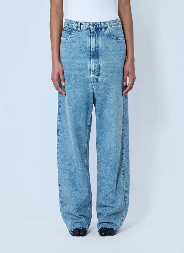 MAISON MARGIELA Wide-leg Denim Trousers - Blue