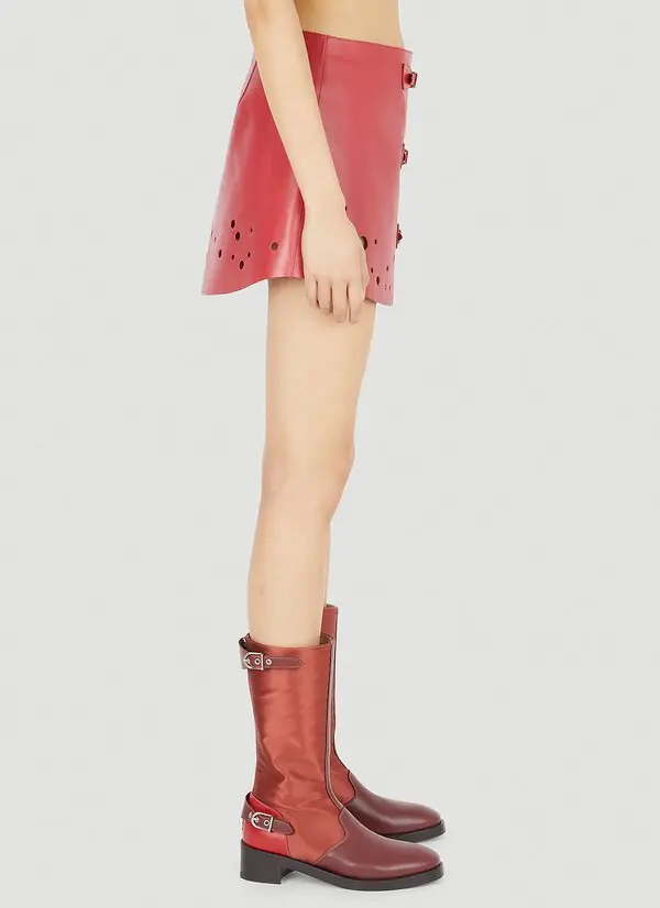 DURAZZI MILANO Cut Out Mini Skirt