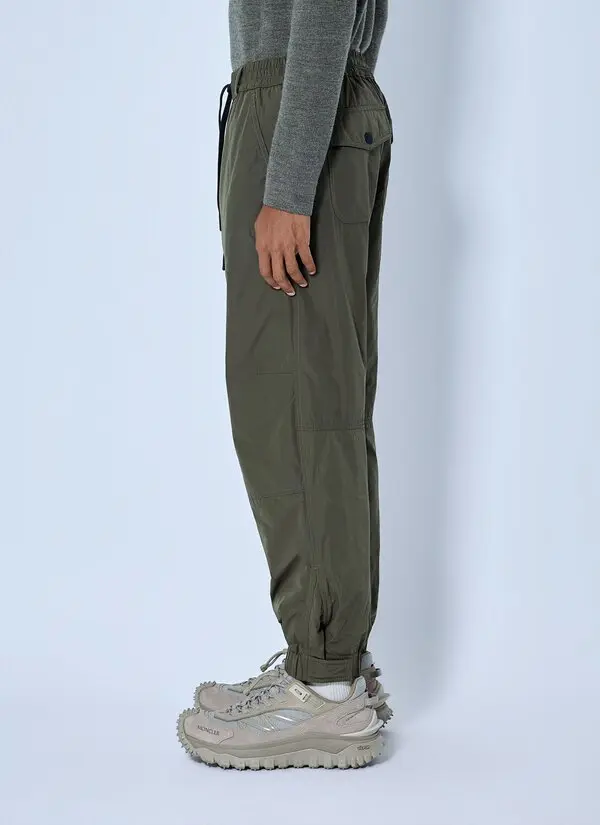 Moncler Technical Drawstring Jogger Pants - Olive