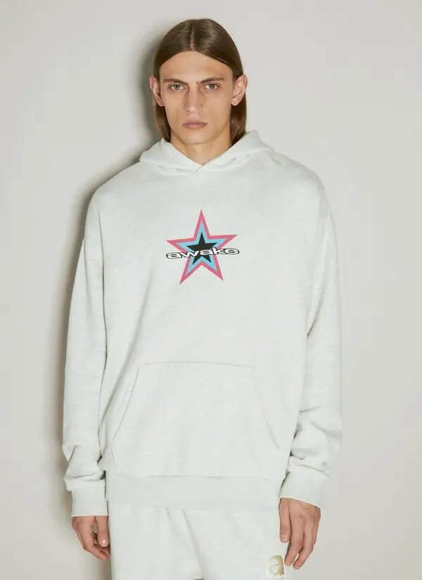 AWAKE NY Star Logo Hooded Sweatshirt