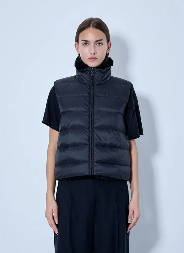 Max Mara Padded Vest With High Collar