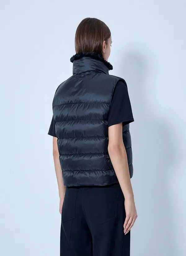 Max Mara Padded Vest With High Collar