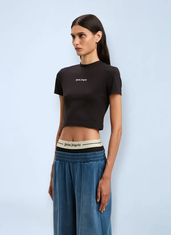 Palm Angels Logo Motif T-shirt