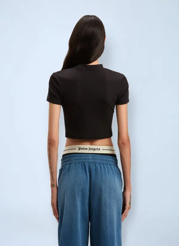 Palm Angels Logo Motif T-shirt