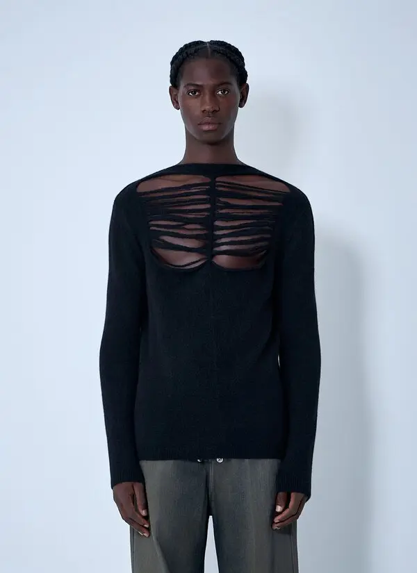 Rick Owens Wool-blend Knit Top