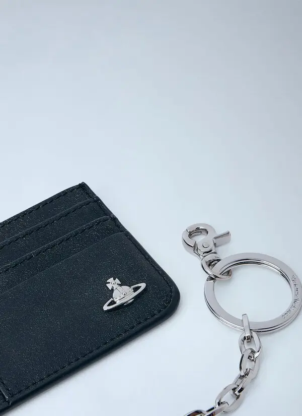 VIVIENNE WESTWOOD Flat Chain Card Holder