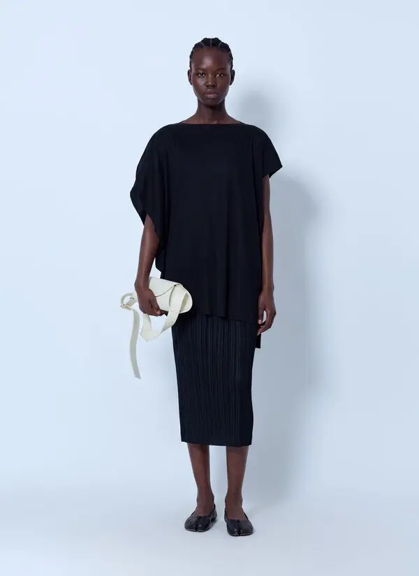 Issey Miyake A-poc Slice Shirt - Black