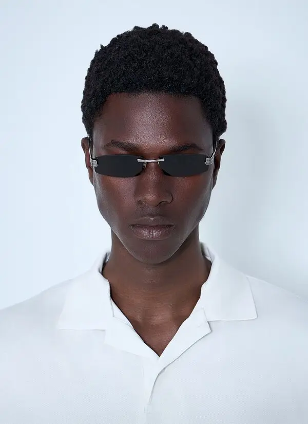 Balenciaga Gossip Rectangle Sunglasses