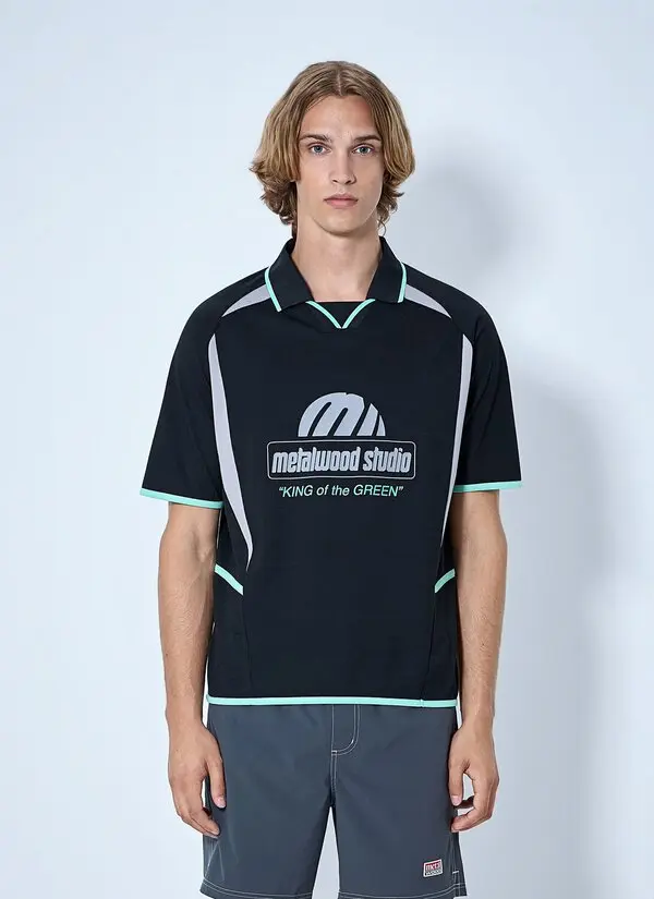 METALWOOD King Of The Greens Polo Shirt - Black