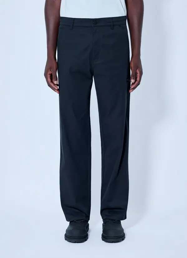 Moncler Mid Rise Tailored Trousers - Black