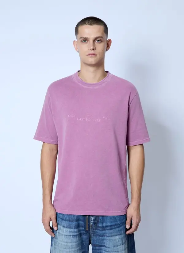 ACMH X LOVE INTERNATIONAL Logo Motif T-shirt