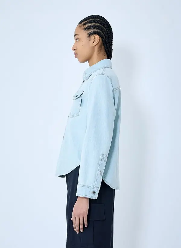 Bottega Veneta Extra Bleach Denim Shirt