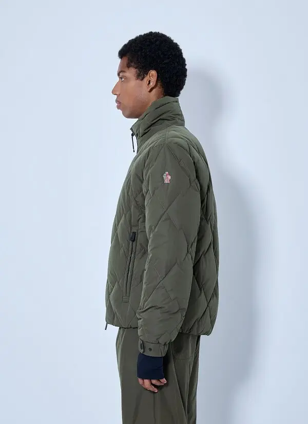 Moncler Bramans Diamond Quilted Short Down Jacket