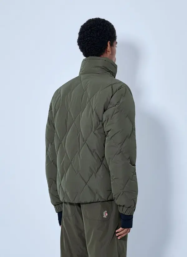 Moncler Bramans Diamond Quilted Short Down Jacket