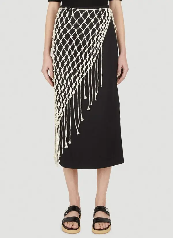 WYNN HAMLYN Macrame Skirt