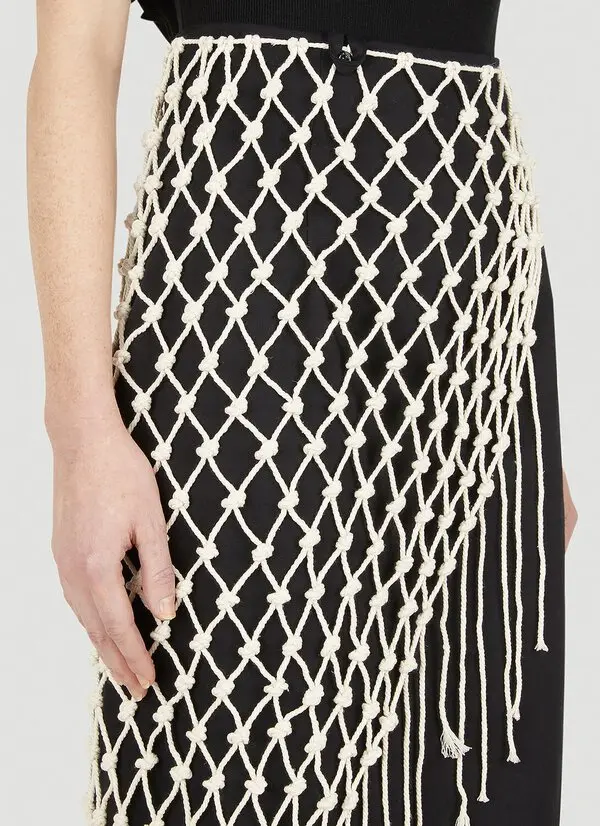 WYNN HAMLYN Macrame Skirt
