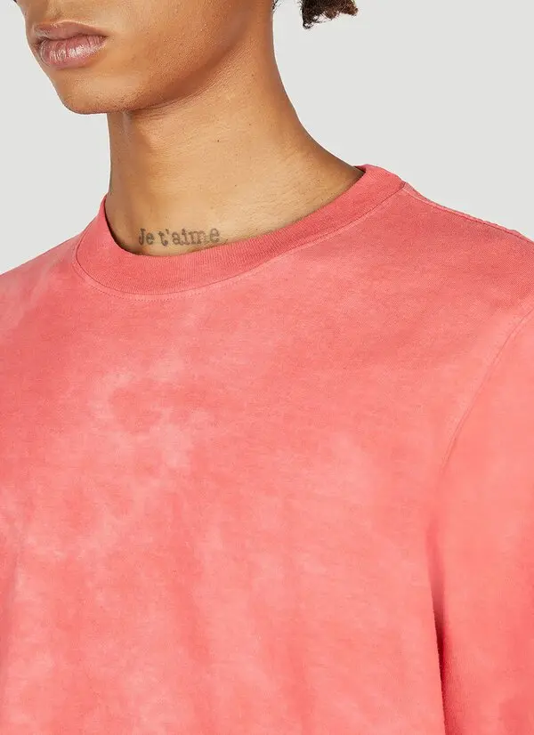 NOTSONORMAL Splashed Long Sleeve T-shirt - Red