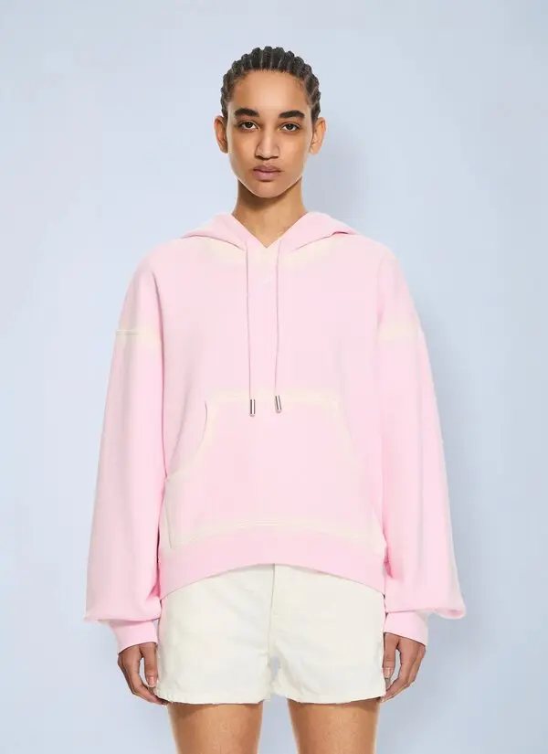 Off-White Spray Off Stamp Over Hoodie - Pink
