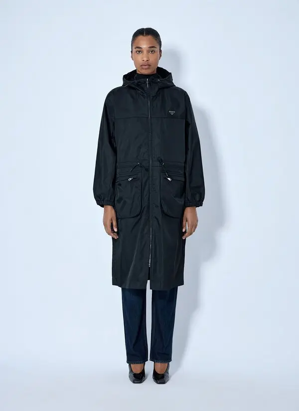 Prada Re-nylon Drawstring Coat