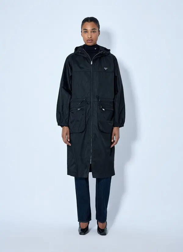 Prada Re-nylon Drawstring Coat