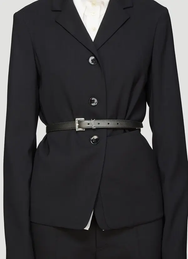 Saint Laurent Cassandre Thin Belt