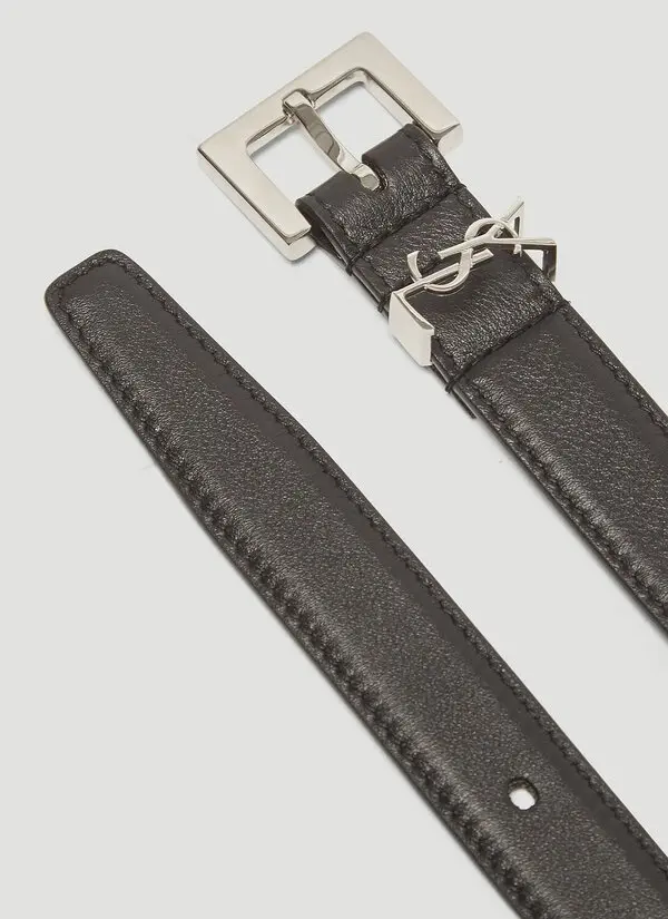 Saint Laurent Cassandre Thin Belt