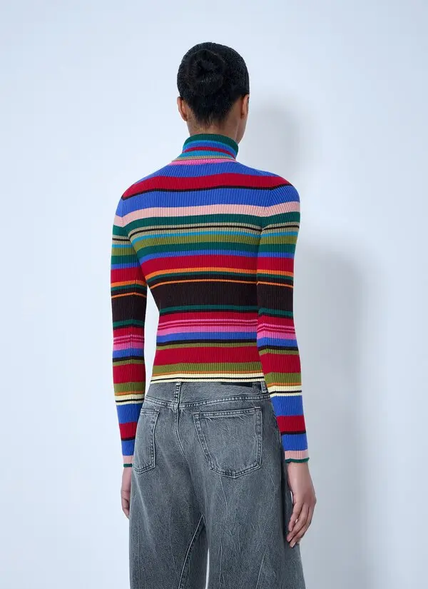 Acne Studios Striped Wool Turtleneck