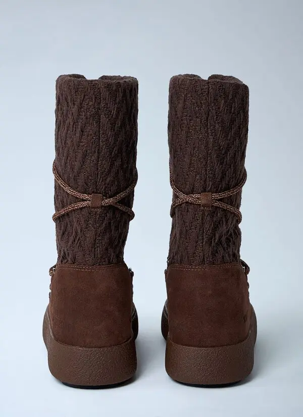 MOON BOOT X GUEST IN RESIDENCE Ltrack Low Knit Boots
