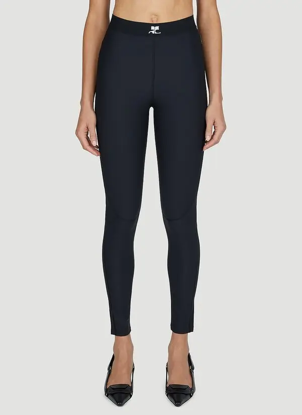 COURREGES Racer Leggings - Black