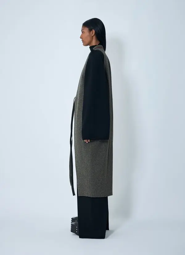 Rick Owens Wool Draped Waistcoat