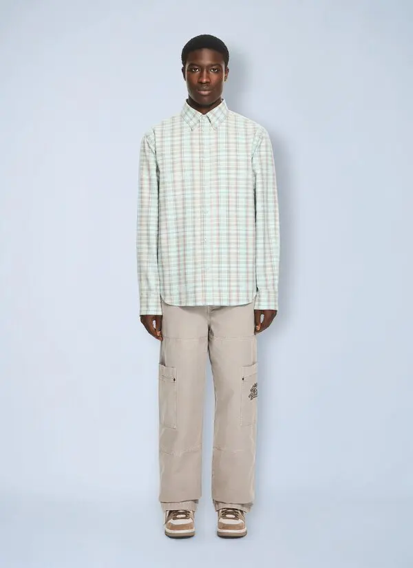 Off-White Marker Check Flannel Regular Shirt