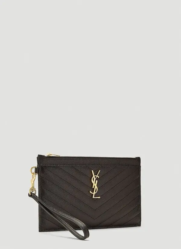 Saint Laurent Cassandre Matelassé Large Pouch