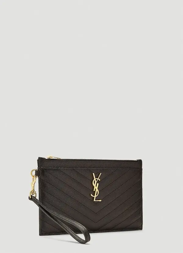 Saint Laurent Cassandre Matelassé Large Pouch