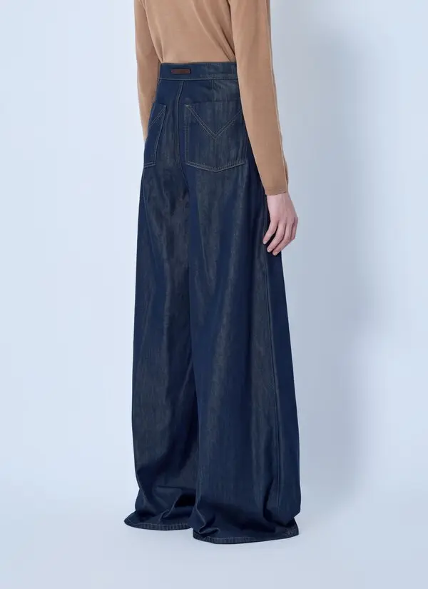 Max Mara Wide-leg Denim Trousers