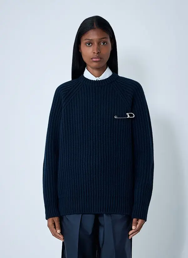 Prada Wool-and-cashmere Sweater - Blue