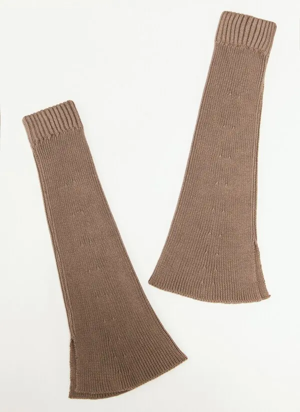 Our Legacy Knitted Gaiter - Beige