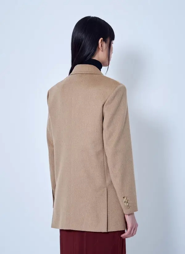 Max Mara Olimpia Double-breasted Blazer - Camel