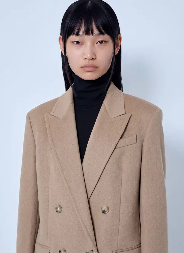 Max Mara Olimpia Double-breasted Blazer - Camel
