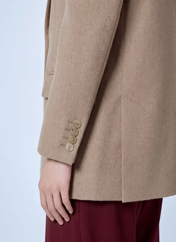 Max Mara Olimpia Double-breasted Blazer - Camel