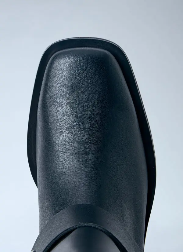 GANNI Mid Shaft Biker Boots