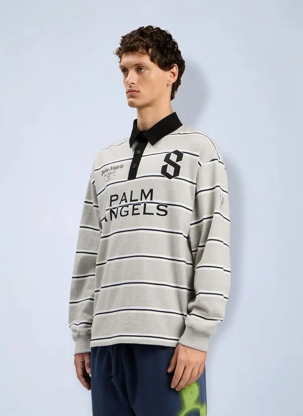 Palm Angels Palm Sport Long-sleeved Polo Shirt