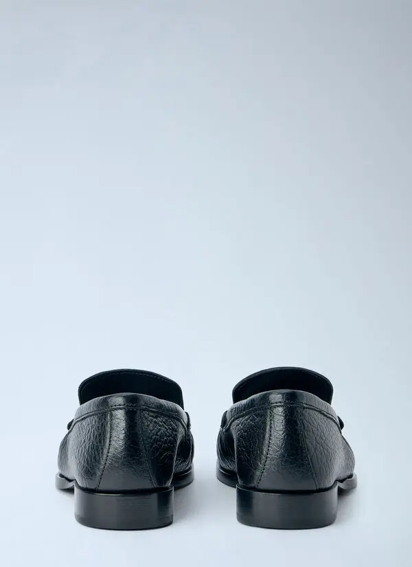 Dries Van Noten Textured Leather Loafers